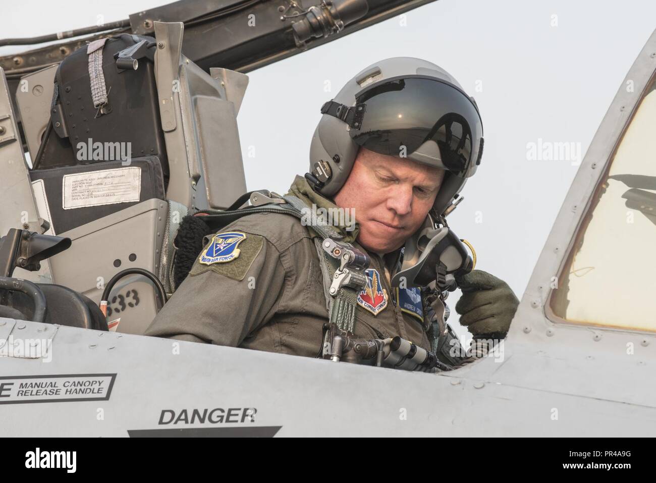 Maj. Gen. Andrew A. Croft, Twelfth Air Force commander, toured Gowen ...