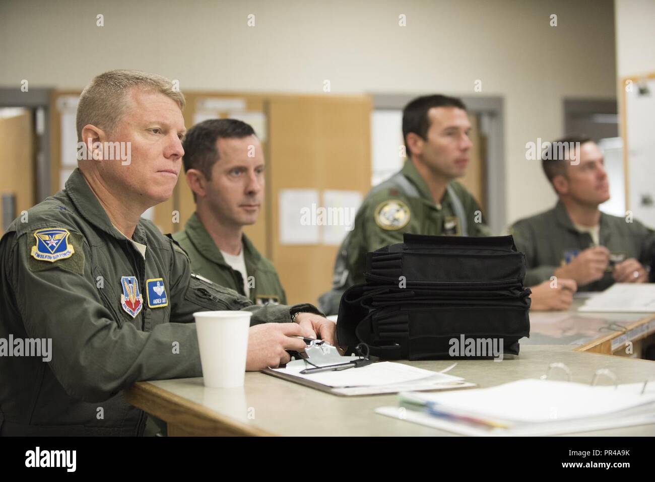 Maj. Gen. Andrew A. Croft, Twelfth Air Force commander, toured Gowen ...