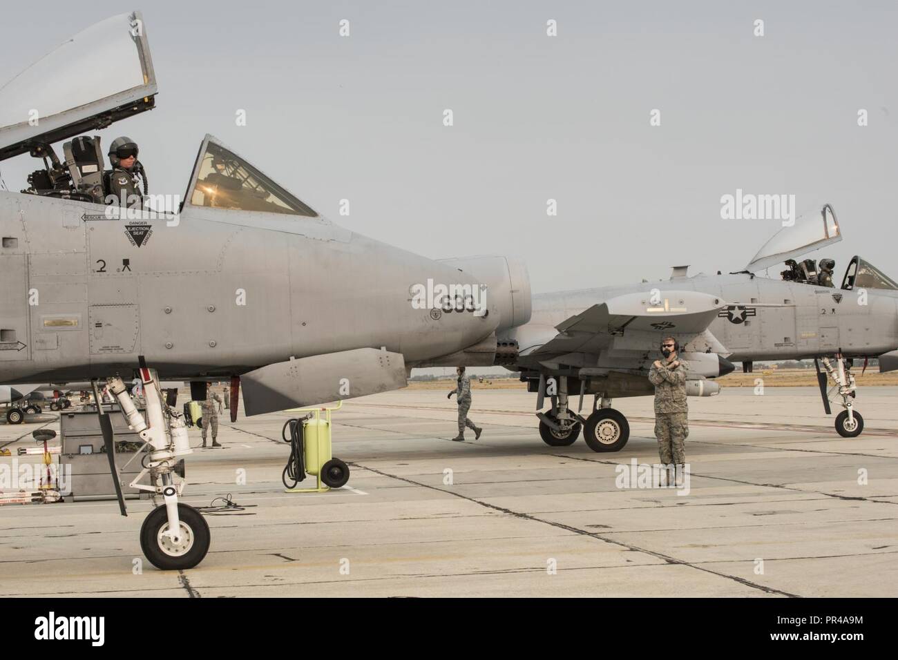 Maj. Gen. Andrew A. Croft, Twelfth Air Force commander, toured Gowen ...