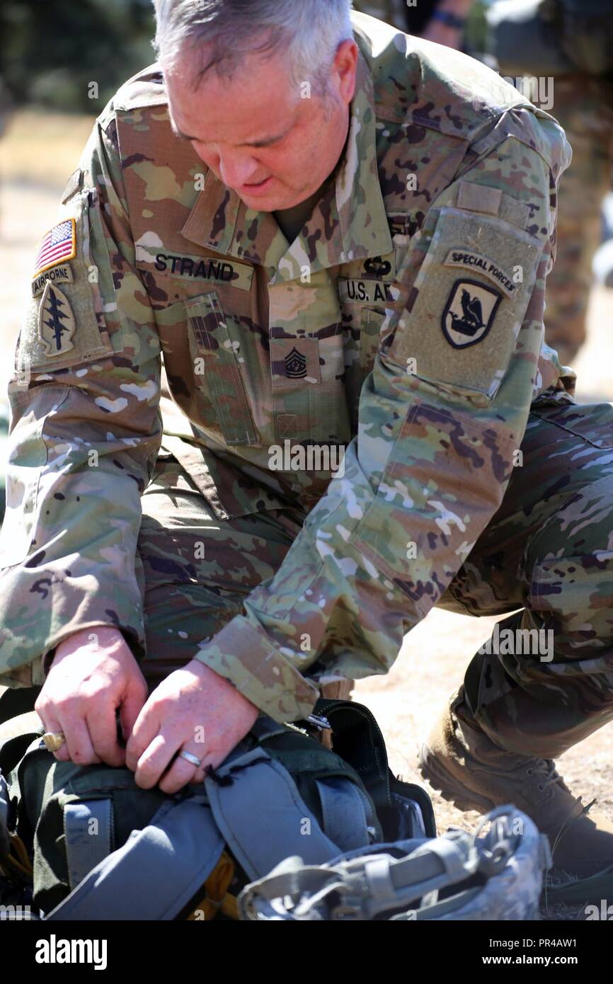 Command Sgt. Maj. Steve Strand, 56th Theater Information Operations ...