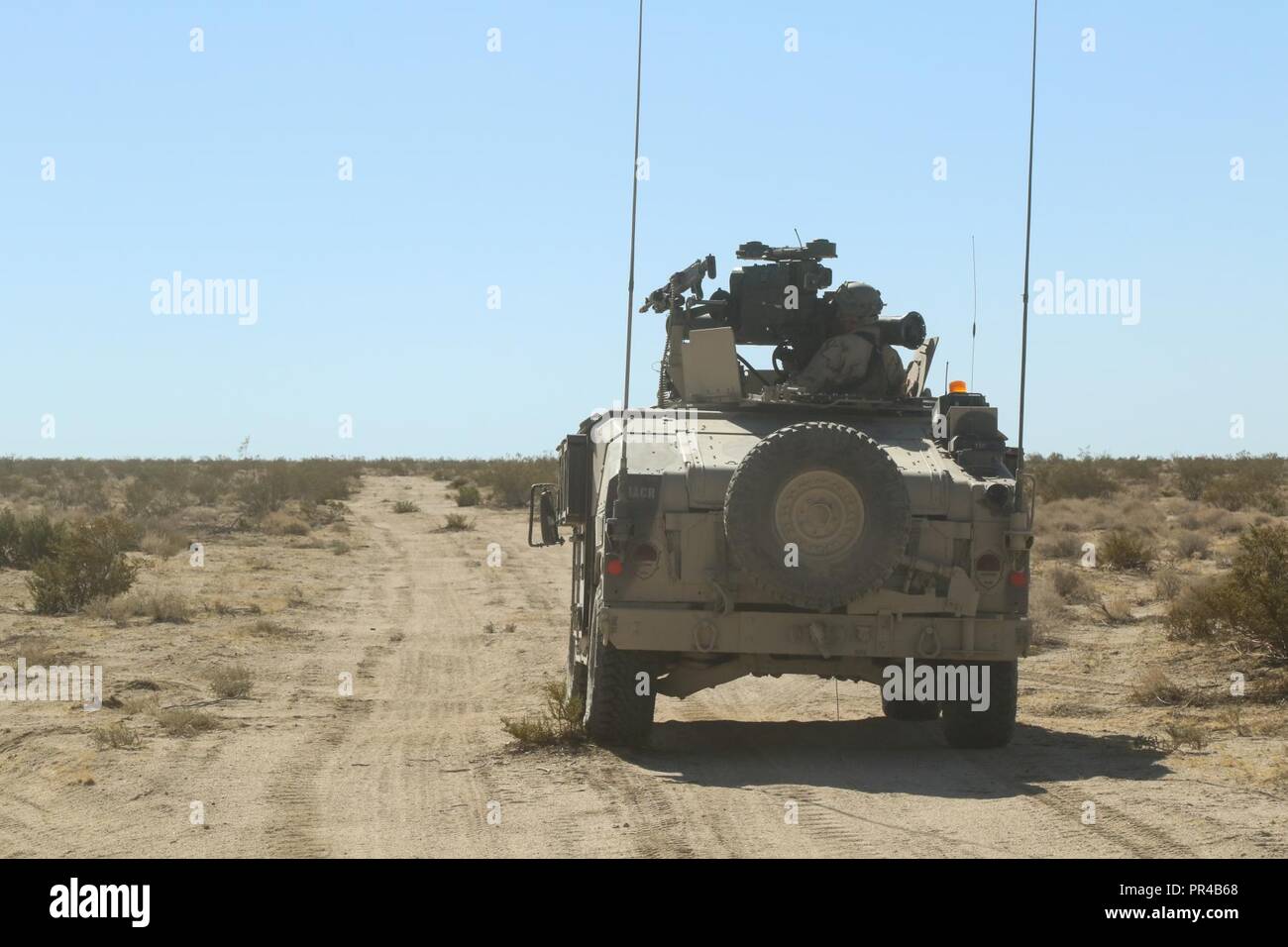 FORT IRWIN, Calif. – an anti-tank vehicle from Killer Troop, 2nd ...