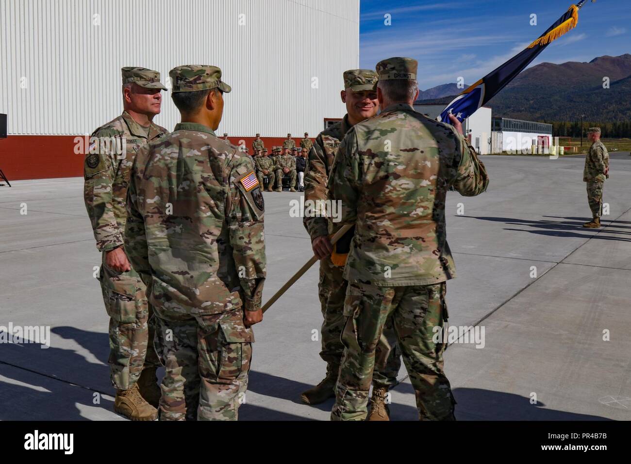 Alaska Army National Guard Col. Joel Gilbert, incoming 38th Troop ...