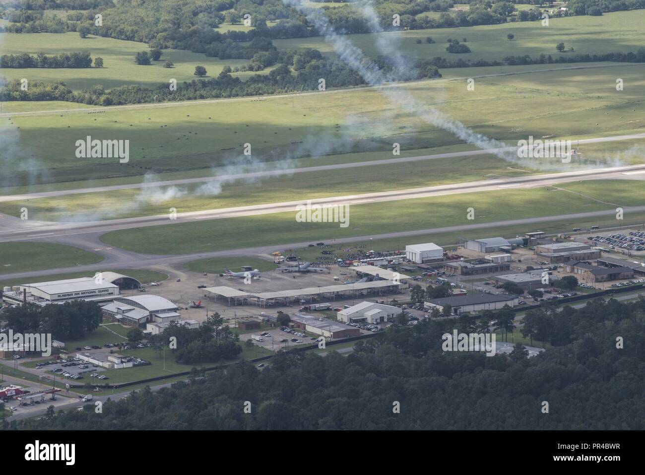Aerial view of Dannelly Field Sept 7, 2018 Stock Photo - Alamy