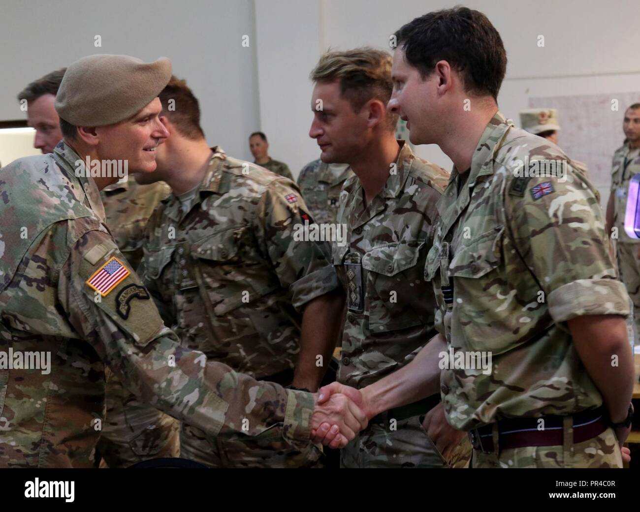 MOHAMED NAGUIB MILITARY BASE, Egypt – Gen. Joseph Votel (CENTER ...