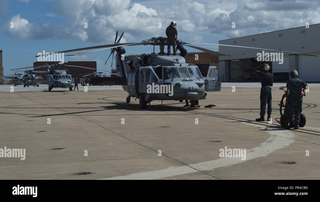 NORFOLK (Sept. 11, 2018) In anticipation of the arrival of Hurricane ...