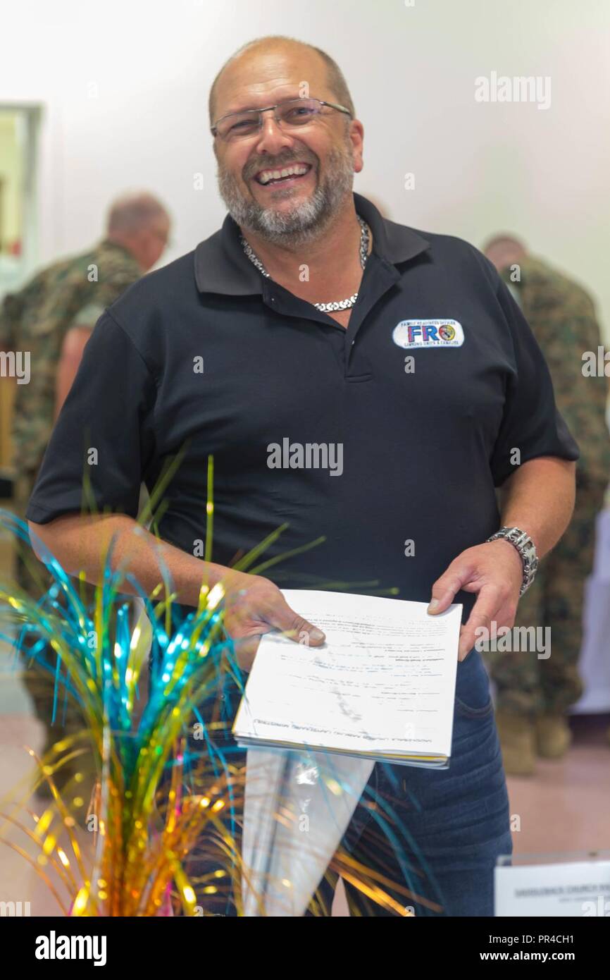 Mark Sperling, family readiness officer, 2nd Battalion, 4th Marine ...