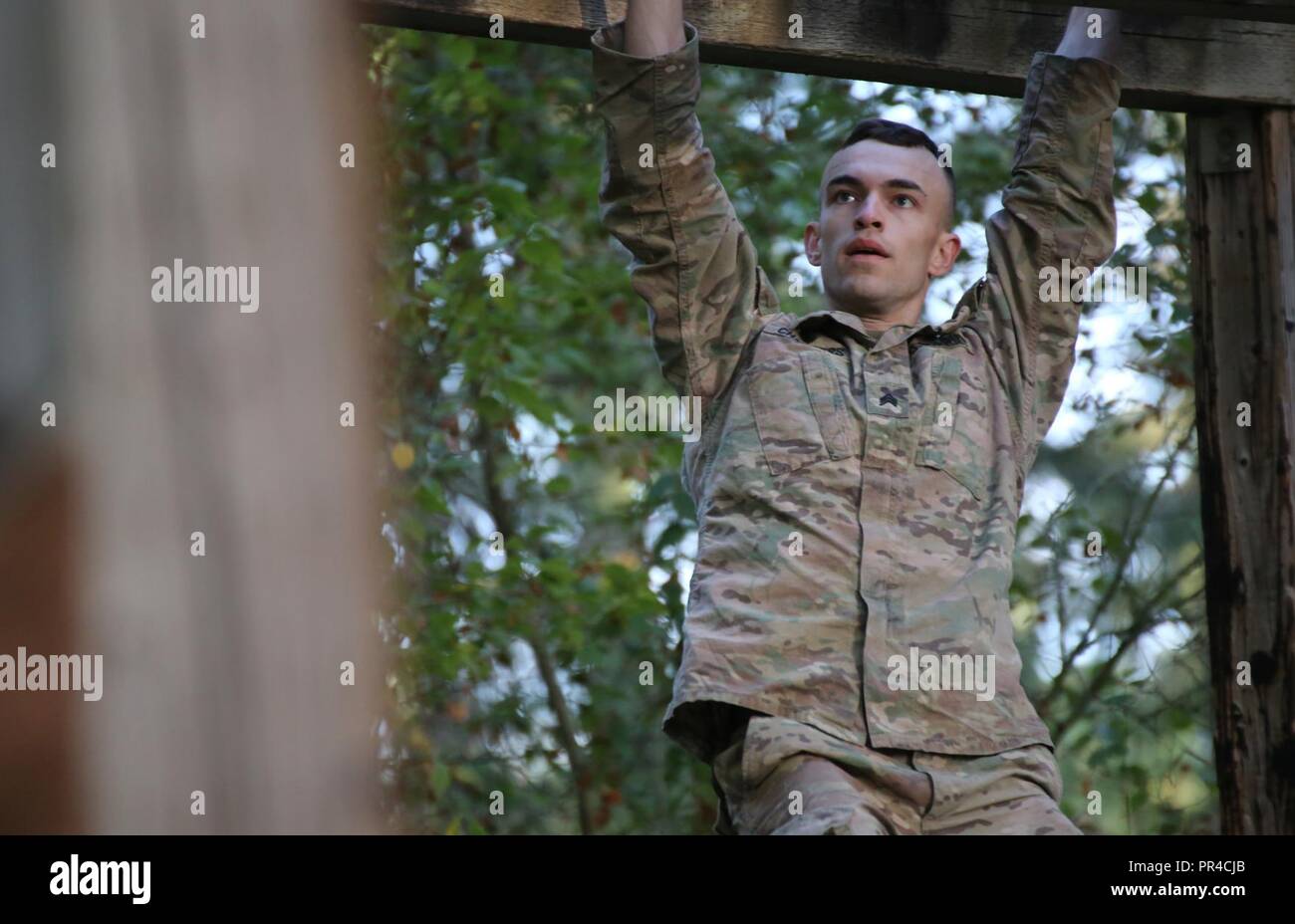Sgt. Kevin Chambers, a plumber, 176th Engineer Company cross the bars ...