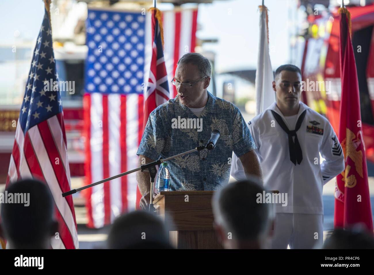 PEARL HARBOR (Sept. 11, 2018) Joseph Wassel, former Assistant to the ...