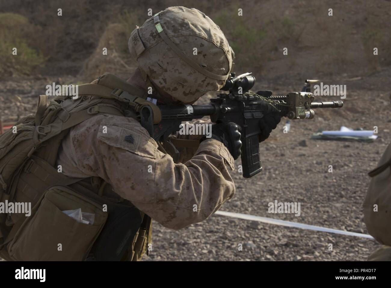 DJIBOUTI (Sept. 10, 2018) Lance Cpl. Matthew Nelson, a field radio ...