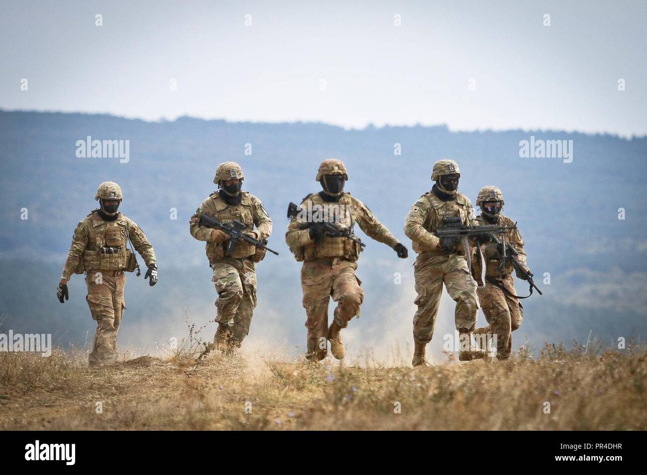 U.S. Army Soldiers from Alpha Company, 2nd Battalion, 5th Cavalry ...