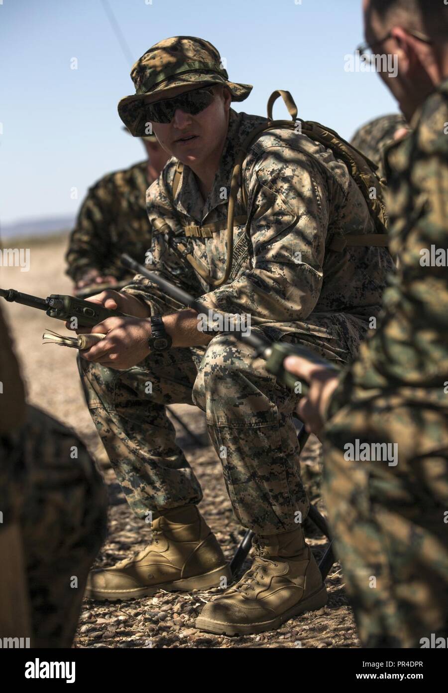 U.S. Marine Corps Sgt. Cody Hall, an air traffic controller with Bravo ...