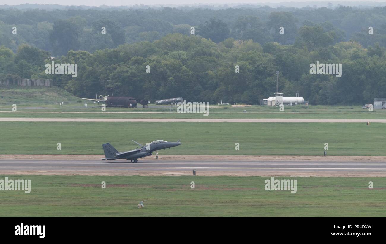 An F-15E Strike Eagle, from Seymour Johnson Air Force Base, North ...