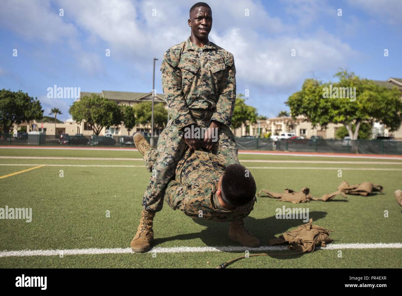 U.S. Marine Corps Cpl. Terry Revange, a publications noncommissioned ...