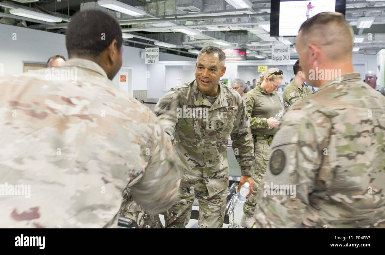 U.S. Army Lt. Gen. Michael X. Garrett, U.S. Army Central commander ...