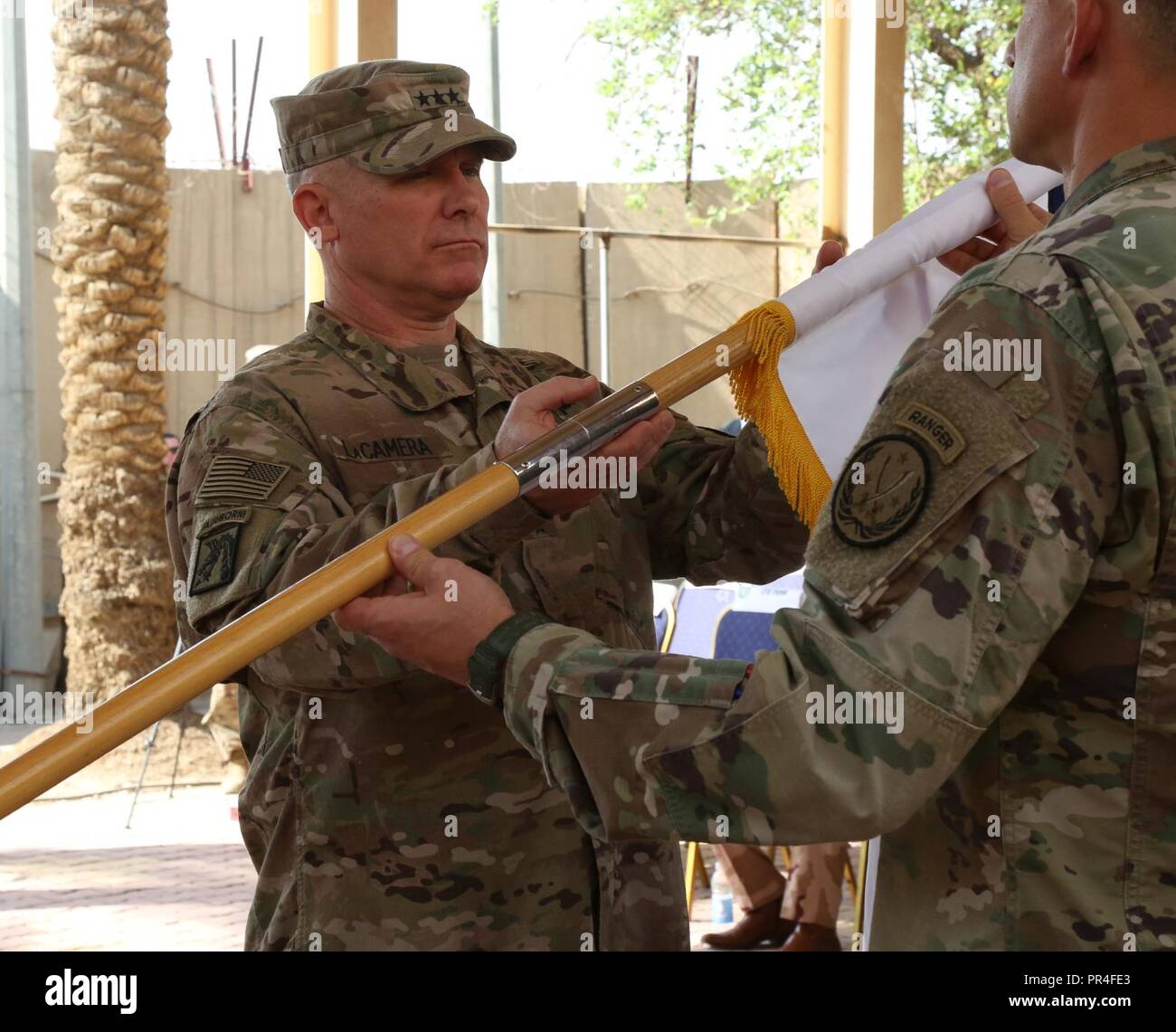 U.S. Army Lt. Gen. Paul E. LaCamera, commanding general of XVIII ...
