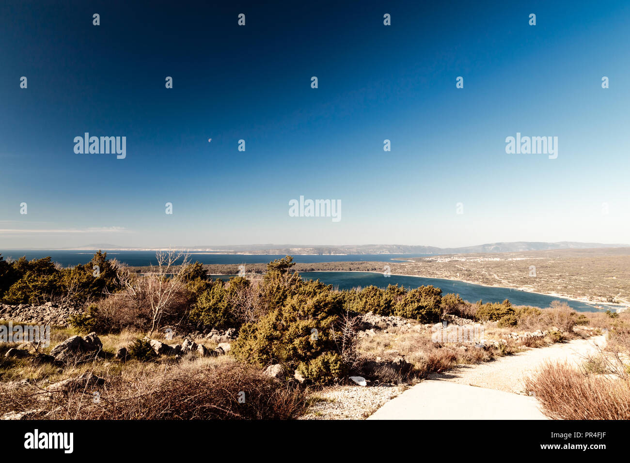 Sunny spring day on Dalmatian islands Stock Photo - Alamy
