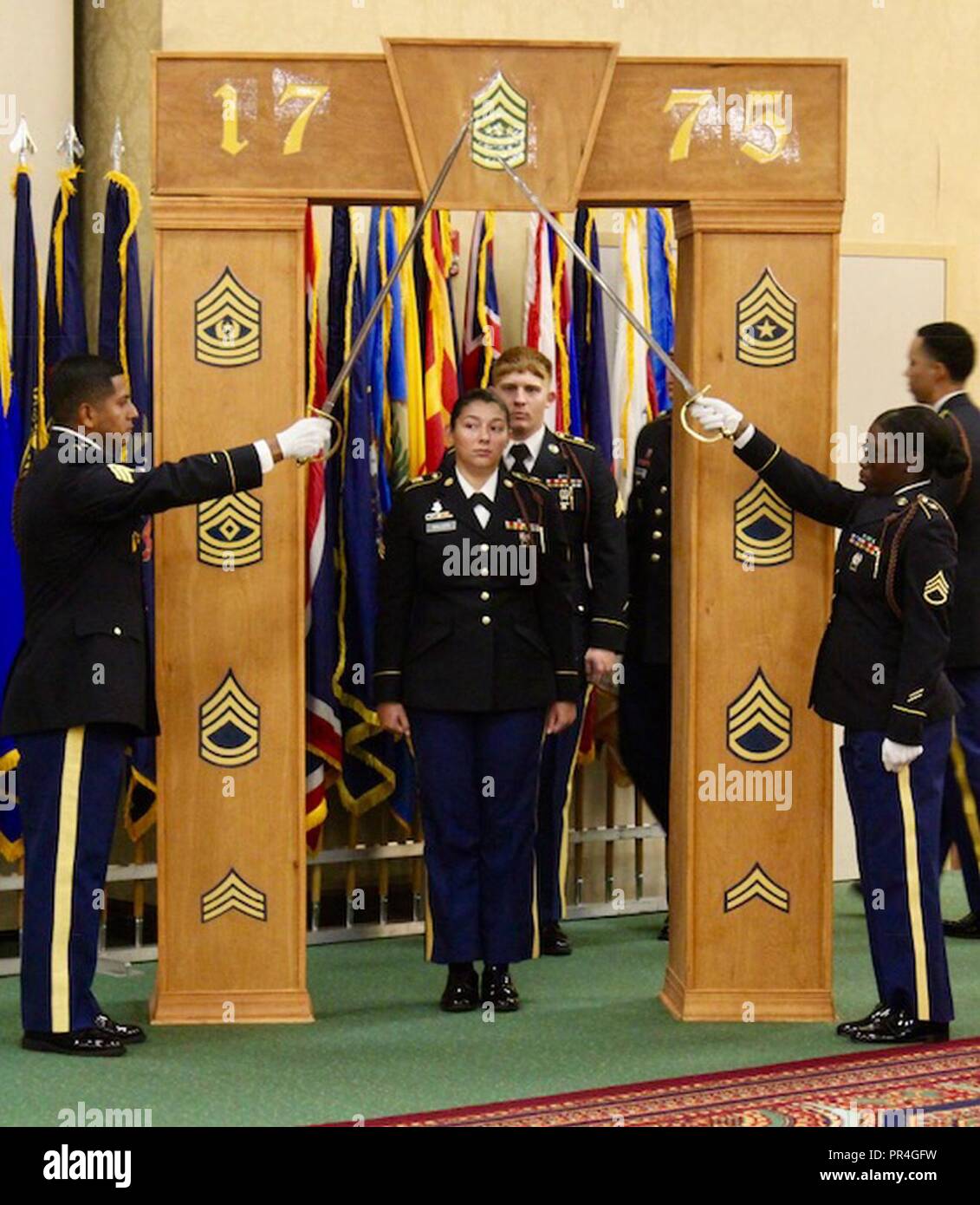 Non-commissioned officers of 3rd Battalion, 15th Infantry Regiment, 2nd ...