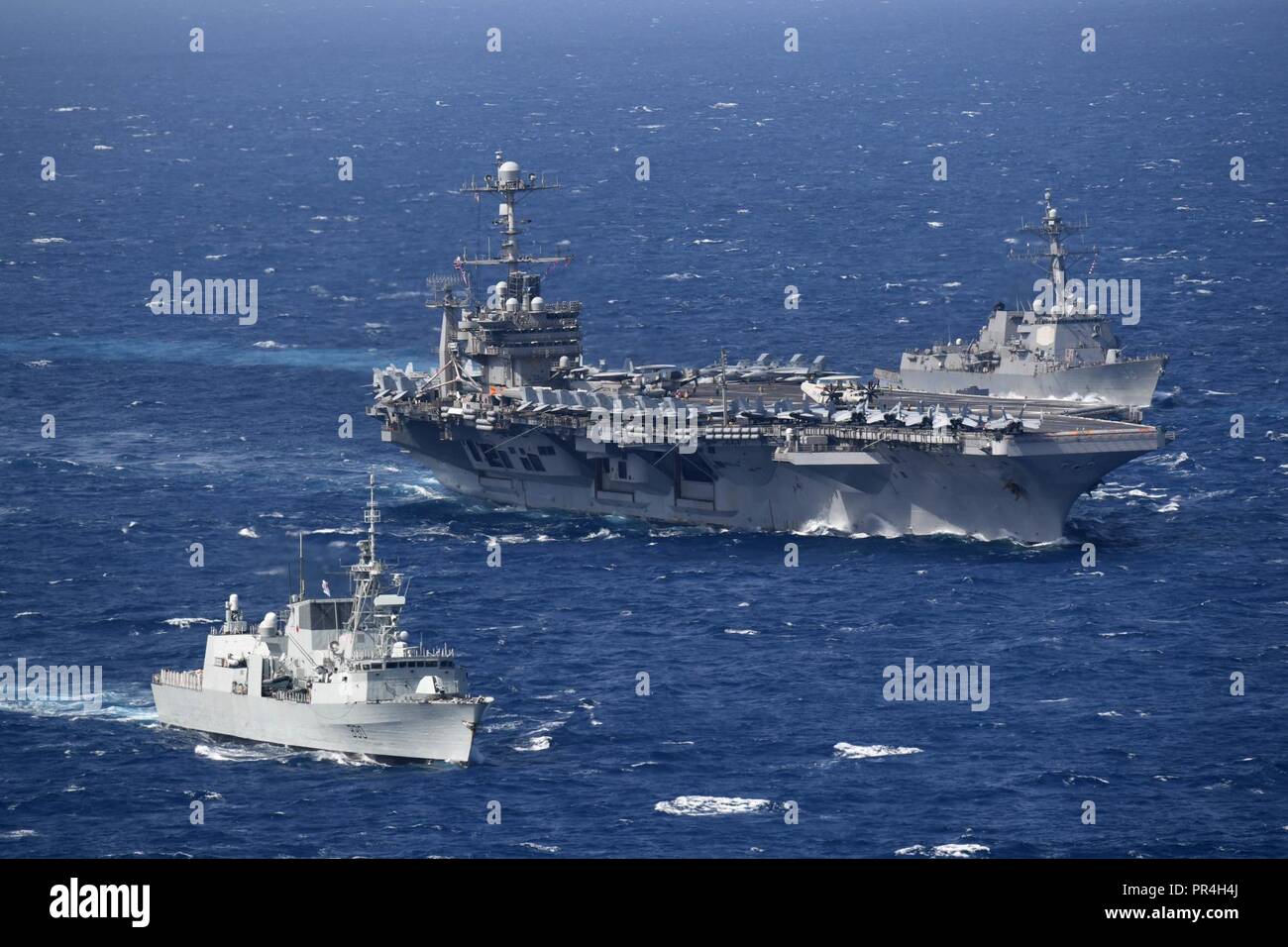 ATLANTIC OCEAN (Sept. 11, 2018) The Royal Canadian Navy frigate HMCS ...
