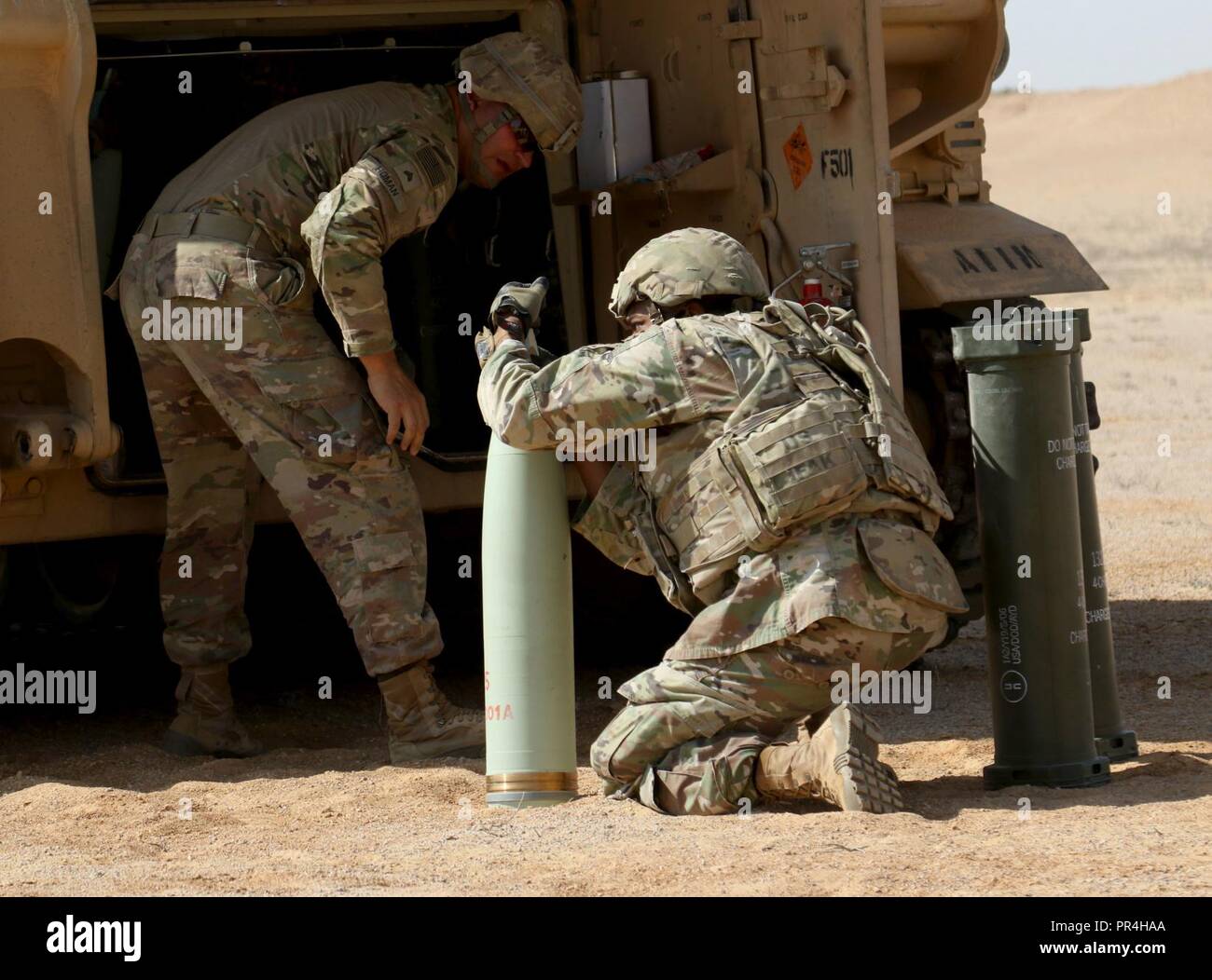 MOHAMED NAGUIB MILITARY BASE, Egypt – Soldiers from Alpha Battery, 2nd ...