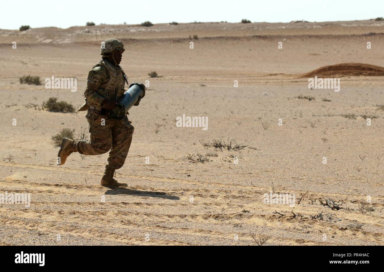 MOHAMED NAGUIB MILITARY BASE, Egypt – A Soldier from Alpha Battery, 2nd ...