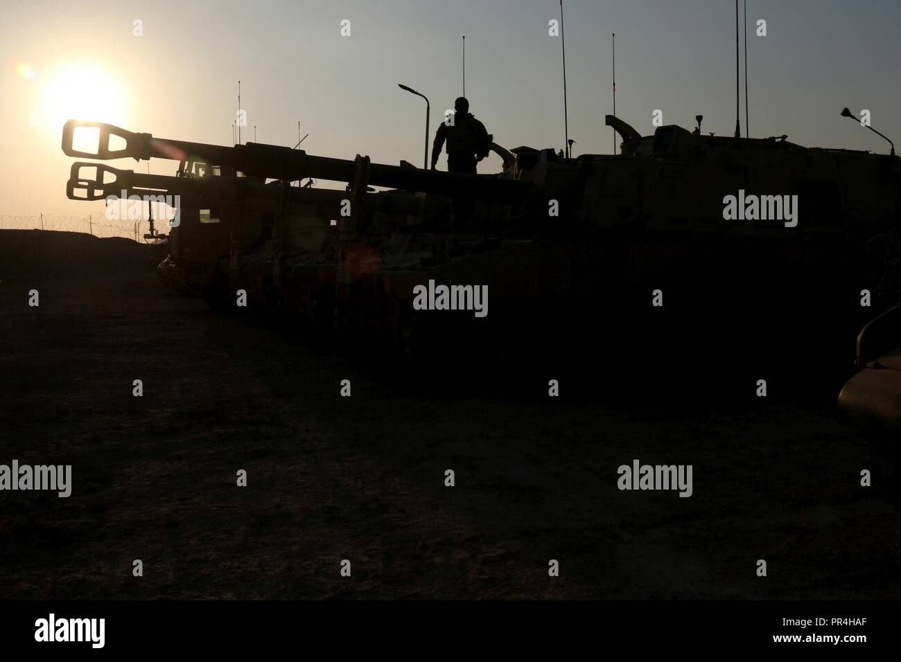 MOHAMED NAGUIB MILITARY BASE, Egypt – The crew of the M109 Paladins ...