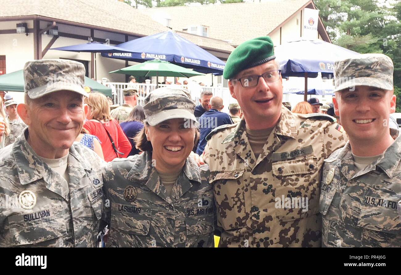 Thirteen warriors from the 102nd Intelligence Wing were part of a group ...