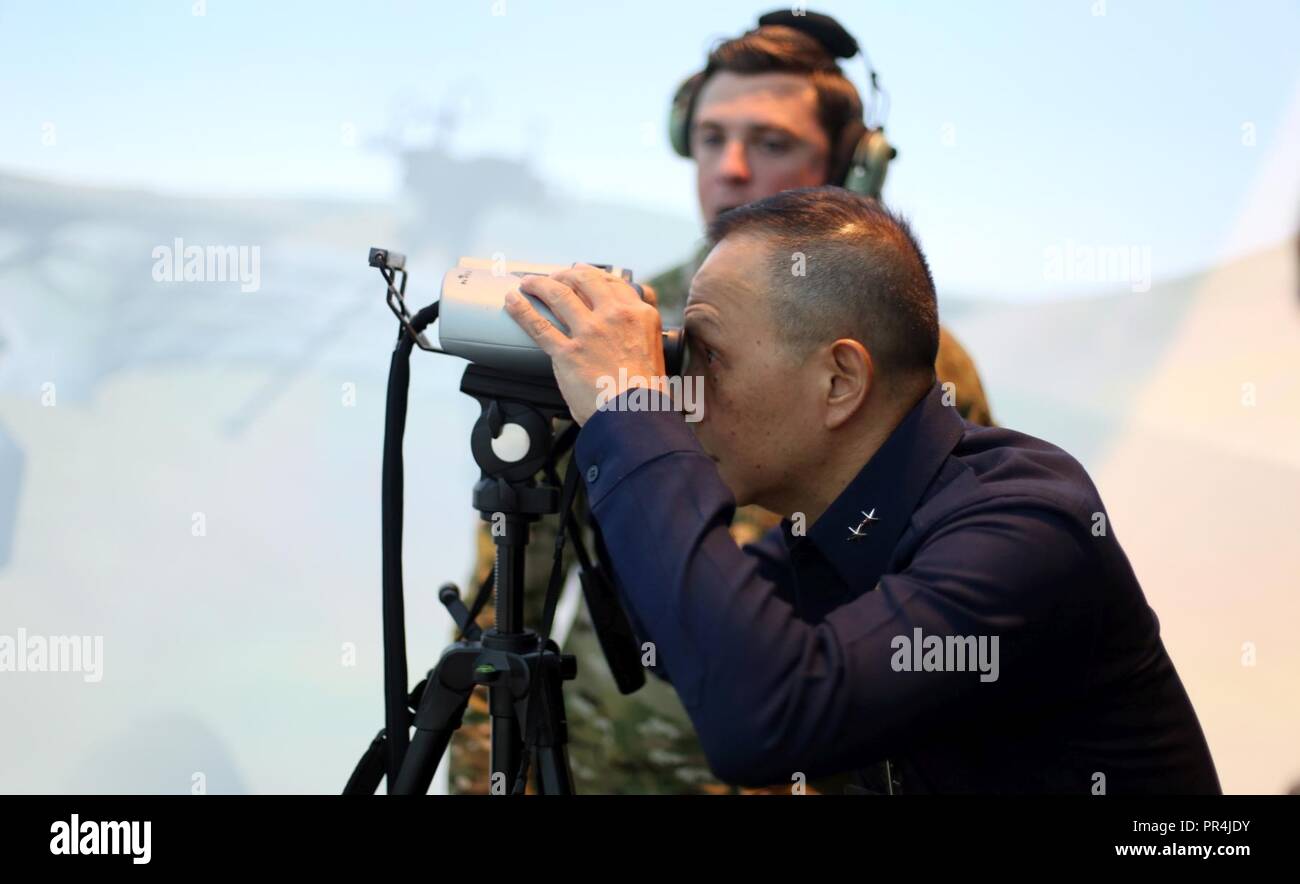 AVM Tanasak Metananta, Deputy Director, Directorate of Operations tests ...