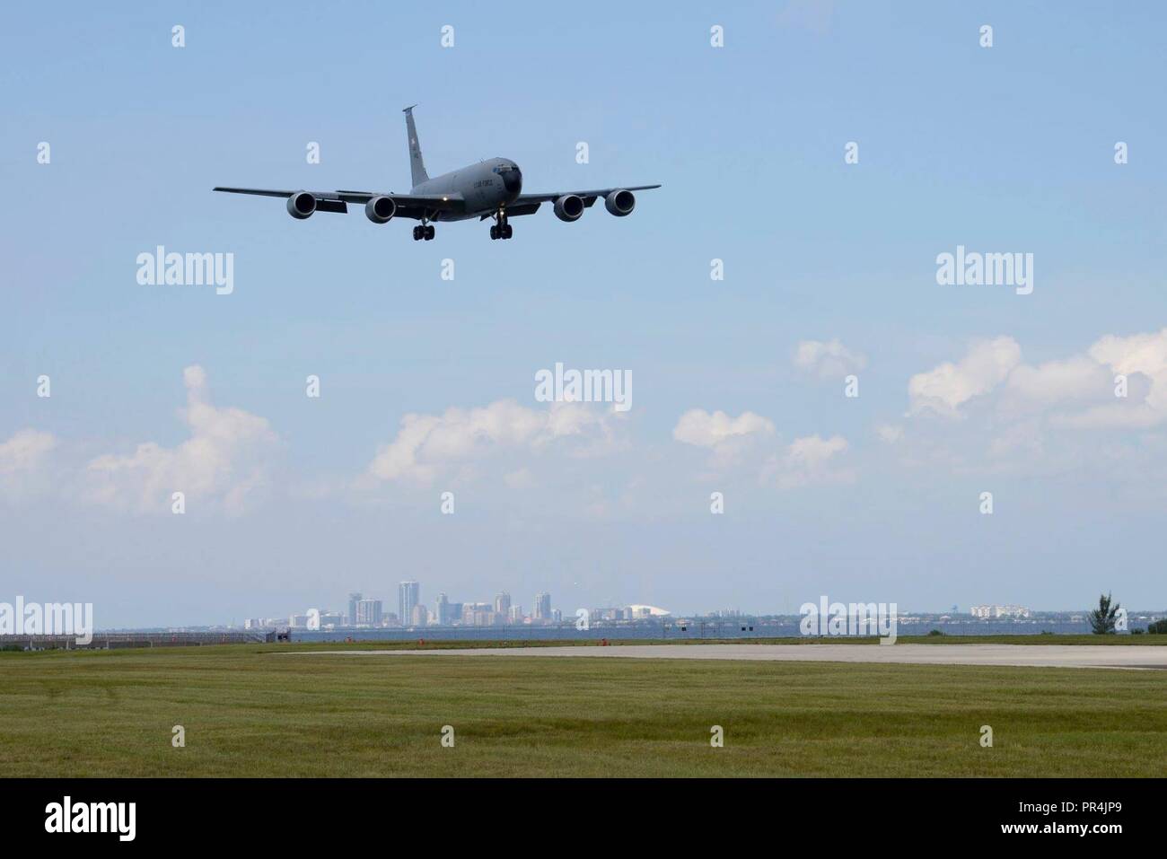 A MacDill KC-135 Stratotanker aircraft and its Total Force aircrew re ...
