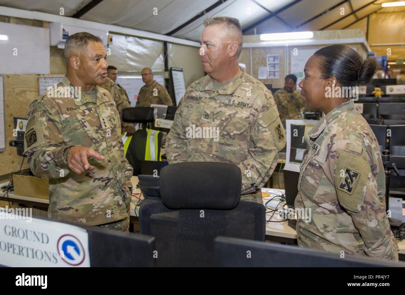 U.S. Army Lt. Gen. Michael X. Garrett, U.S. Army Central commander ...