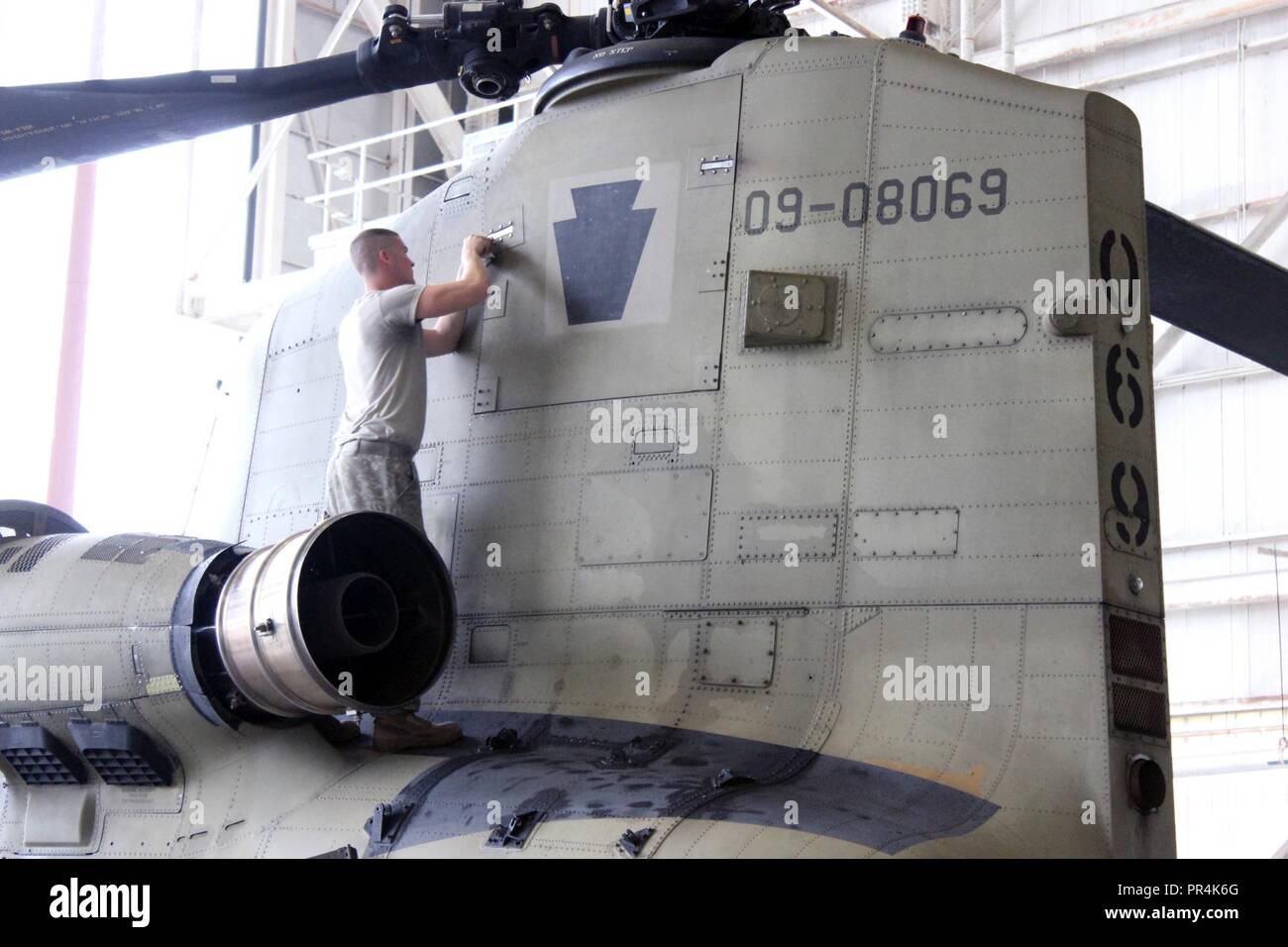 Sgt. Matthew Engle, mechanic with the Pennsylvania Army National Guard ...