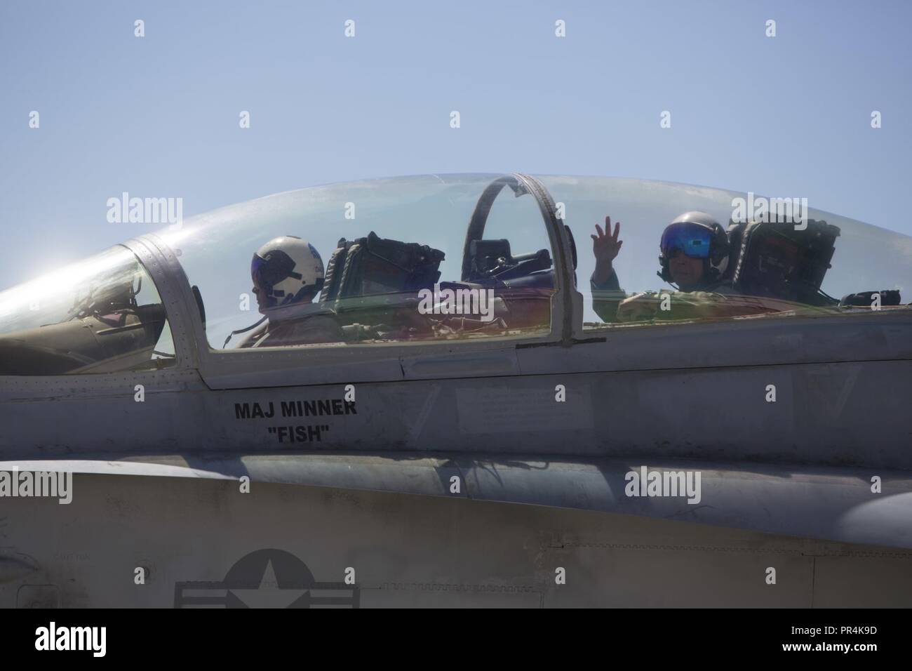 Marine pilots with Marine Fighter Attack Squadron [VMFA(AW)] 225 ...