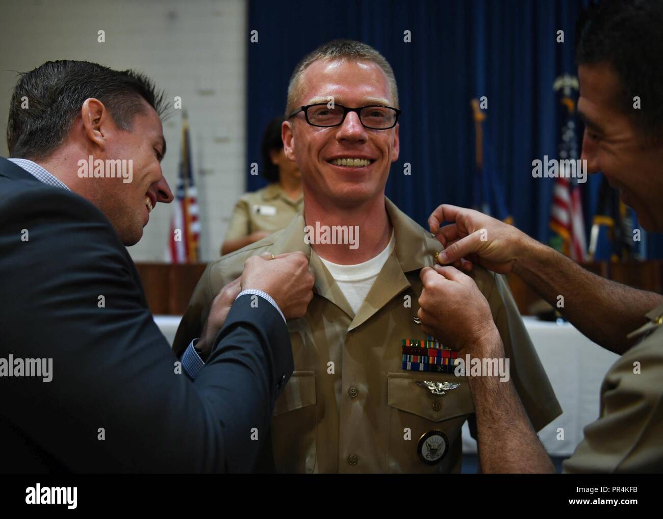 PEARL HARBOR (Sept. 14, 2018) Chief Aerographer's Mate Timothy Golden ...