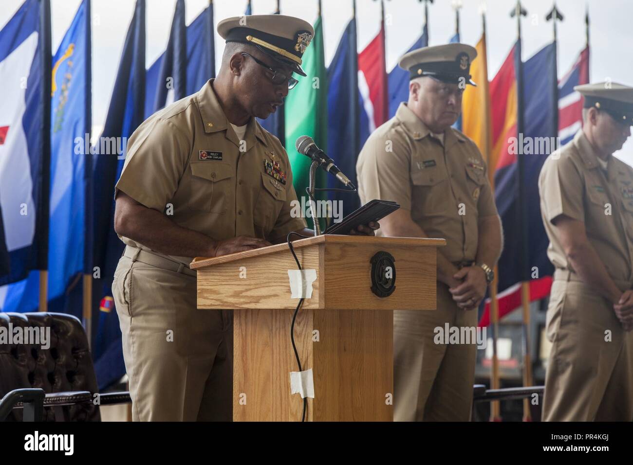 U.S. Navy Lt. Cmdr. Philip Ridley, the Marine Corps Base Hawaii (MCBH ...