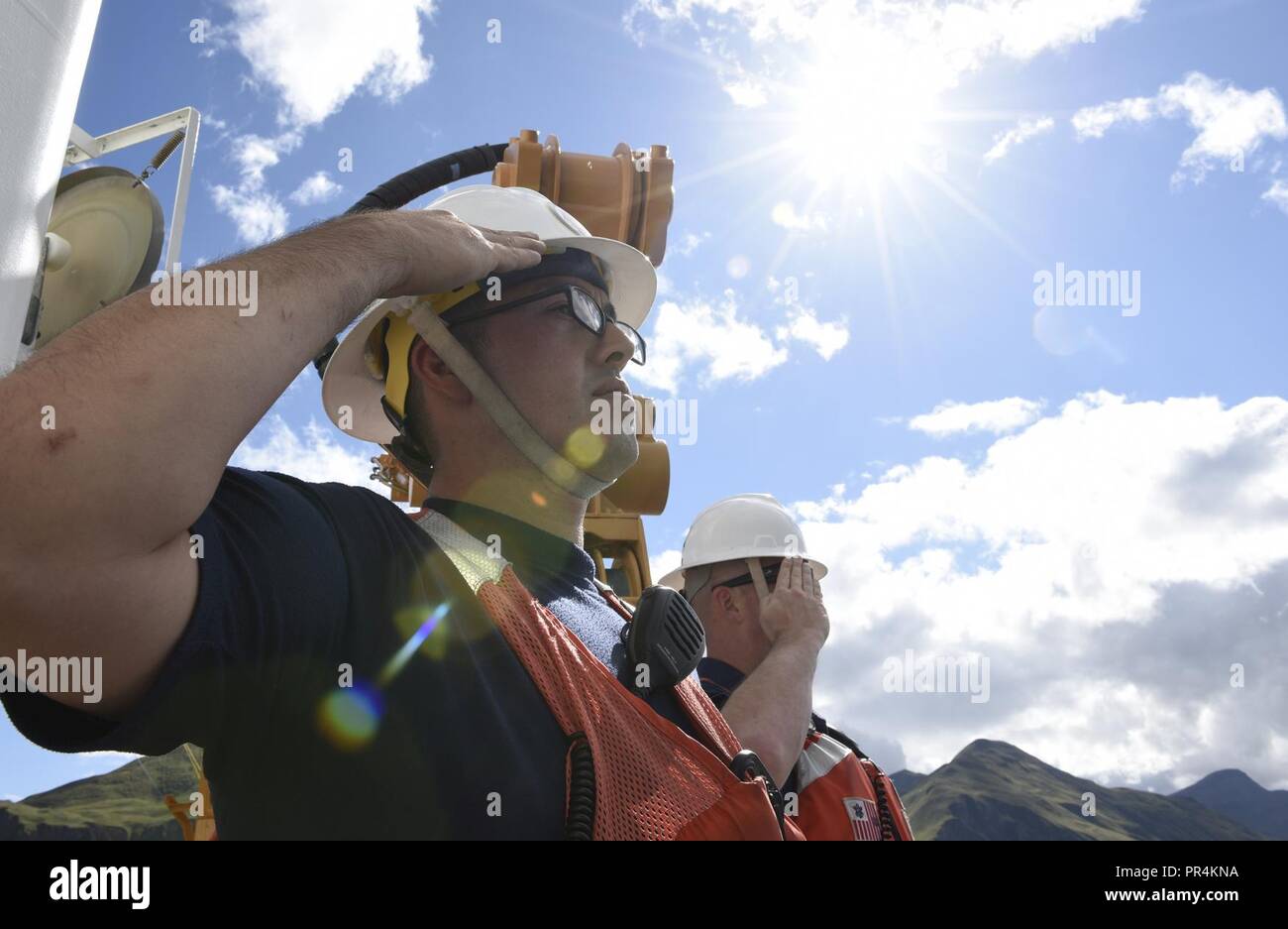 BERING SEA – U.S. Coast Guard Petty Officer 1st Class Sean Carrillo, 37 ...