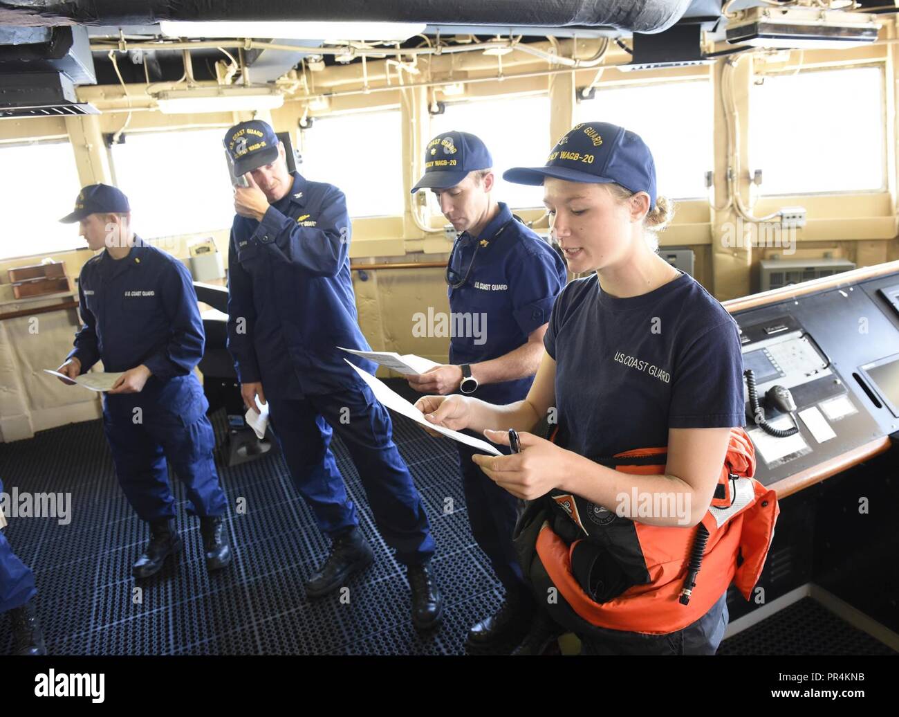 BERING SEA – U.S. Coast Guard Petty Officer 3rd Class Shannon Eubanks ...