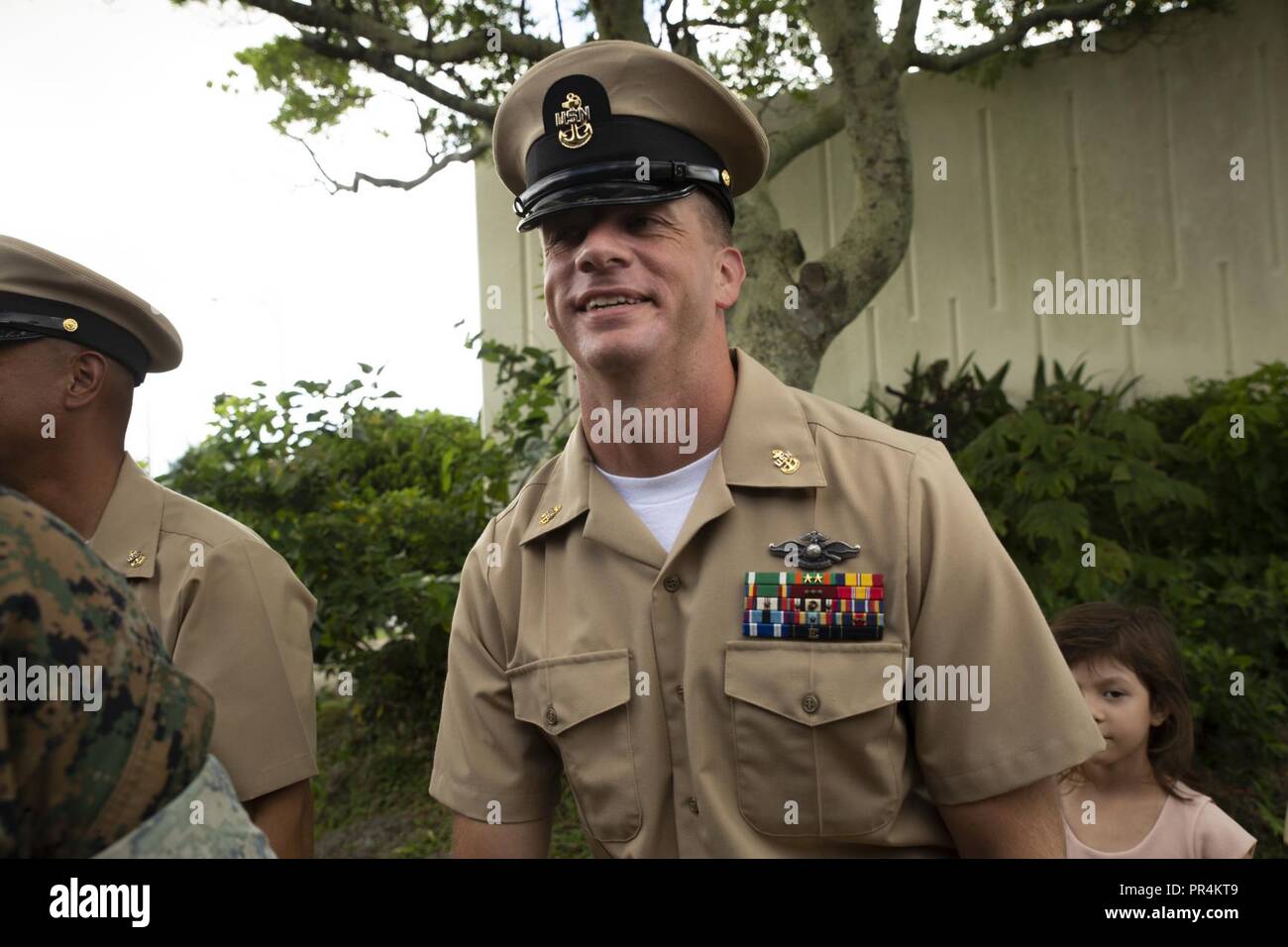 Chief Petty Officer Matthew Combs was promoted in part of a 41-man ...