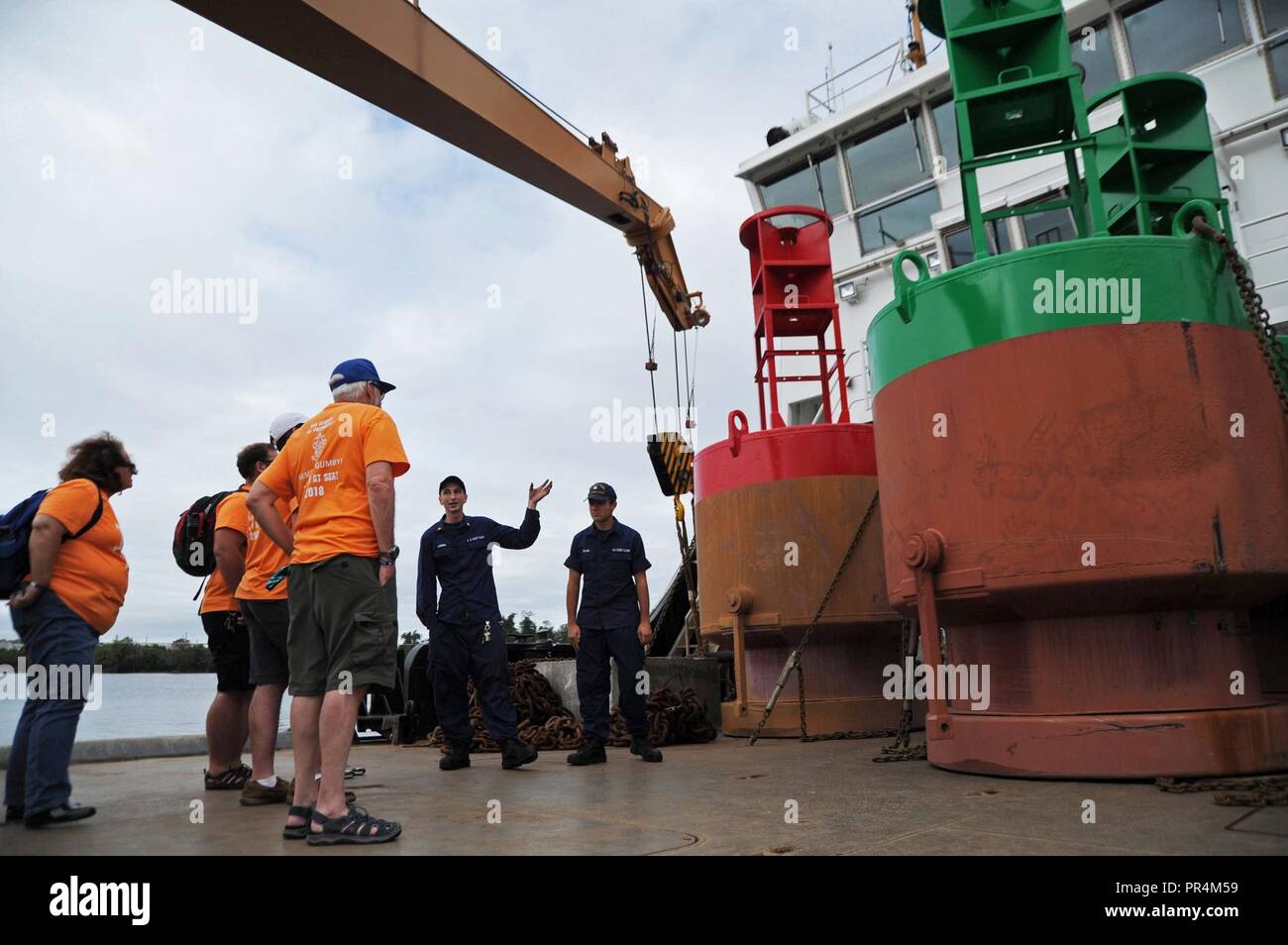 Us coast guard auxiliary station hi-res stock photography and images ...