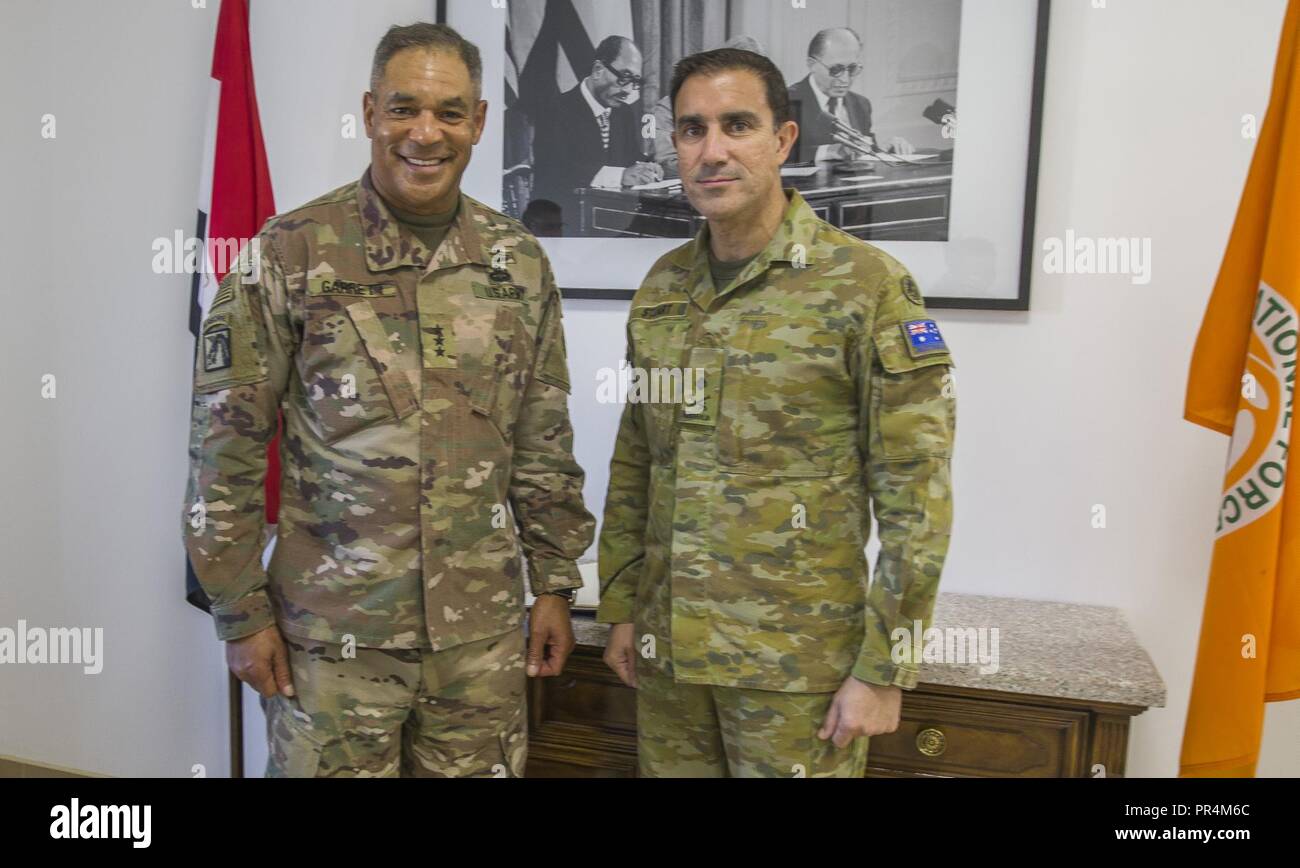 U.S. Army Lt. Gen. Michael X. Garrett, U.S. Army Central commander ...