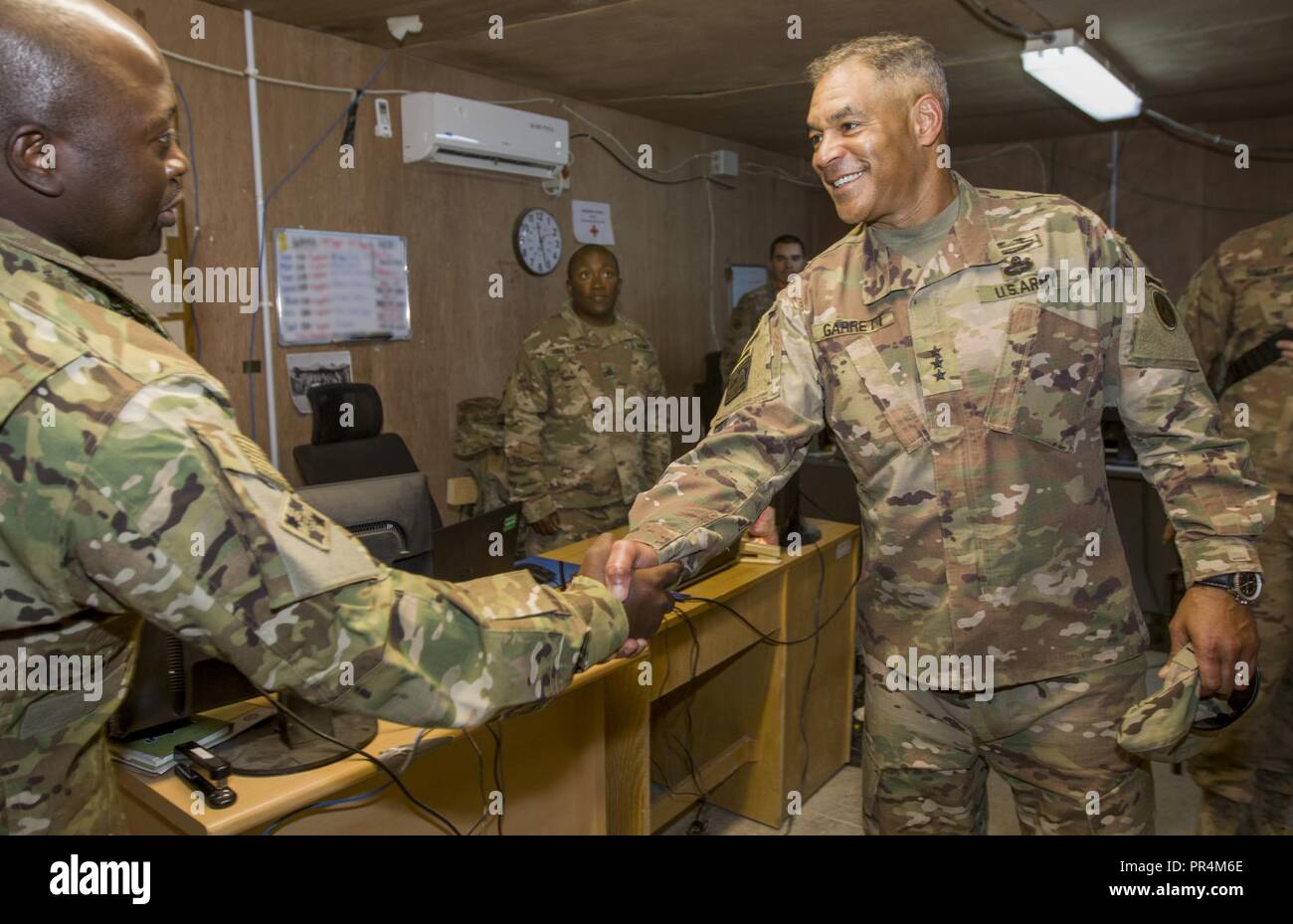 U.S. Army Lt. Gen. Michael X. Garrett, U.S. Army Central commander ...