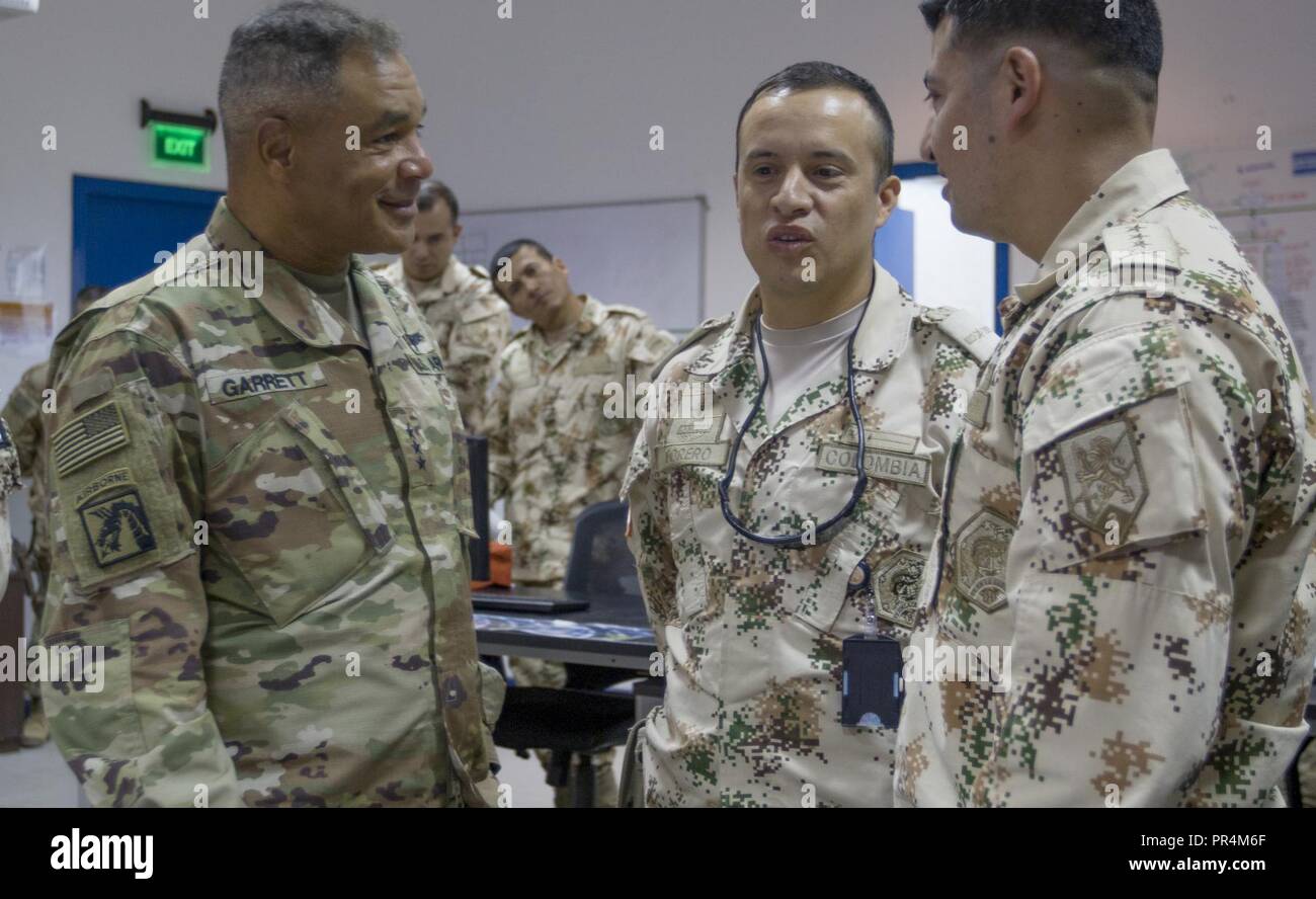 U.S. Army Lt. Gen. Michael X. Garrett, U.S. Army Central commander ...