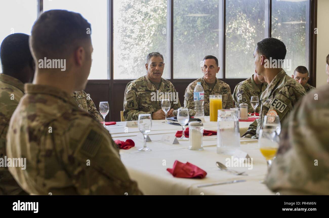 U.S. Army Lt. Gen. Michael X. Garrett, U.S. Army Central commander ...