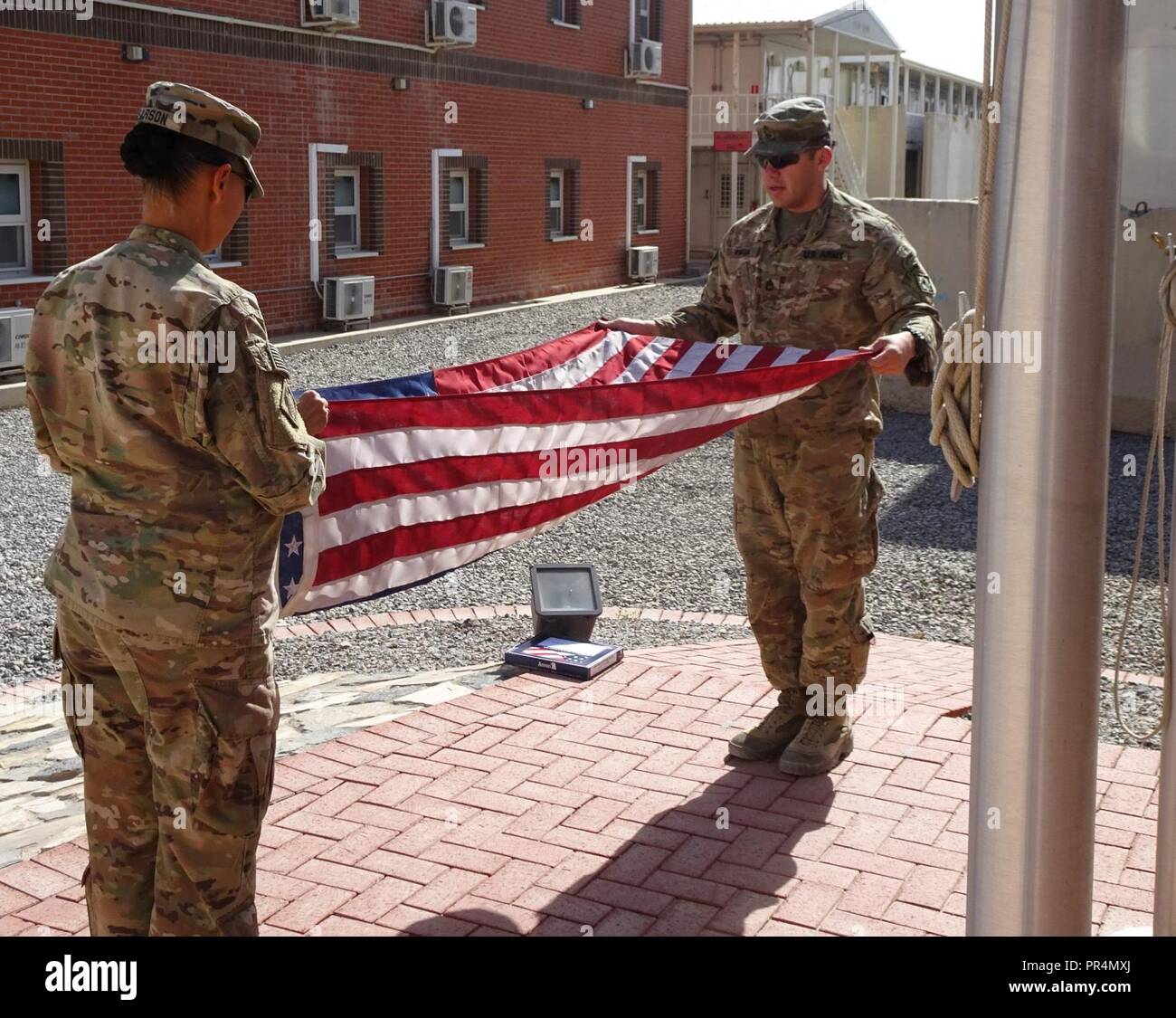 Lt. Col Malia Pearson, Kandahar Detachment Commander and Detachment ...