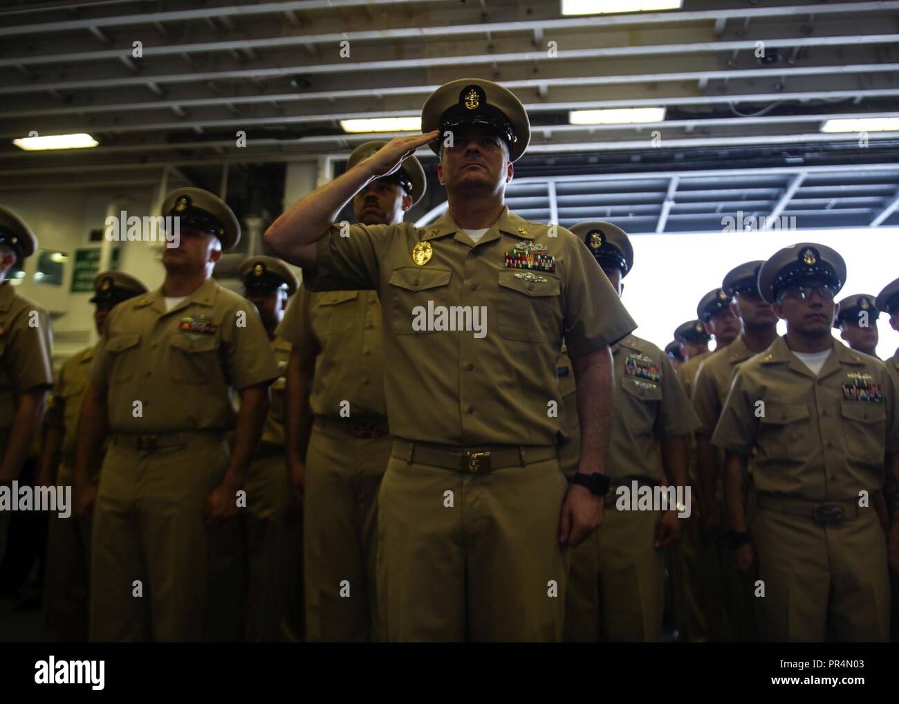 U s navy senior chief master at arms hi-res stock photography and ...