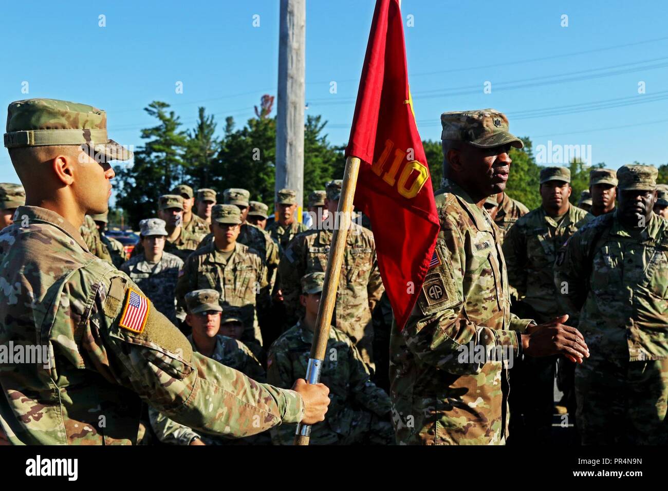 Lt. Col. Anthony Wilson, Commander of Fort Drum's 548th Combat ...