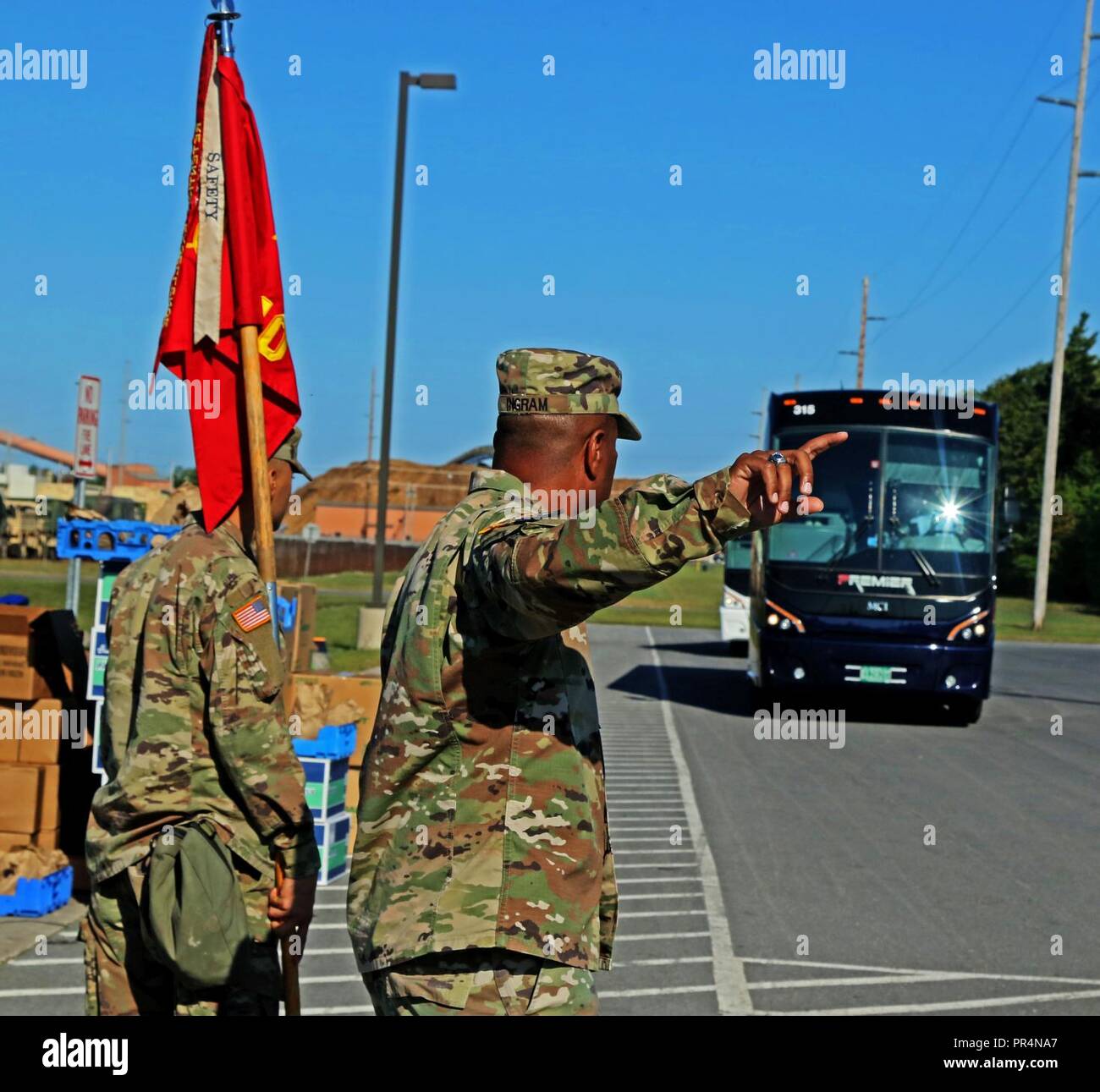 Command Sgt. Major Scottie Ingram, of Fort Drum's 548th Combat ...
