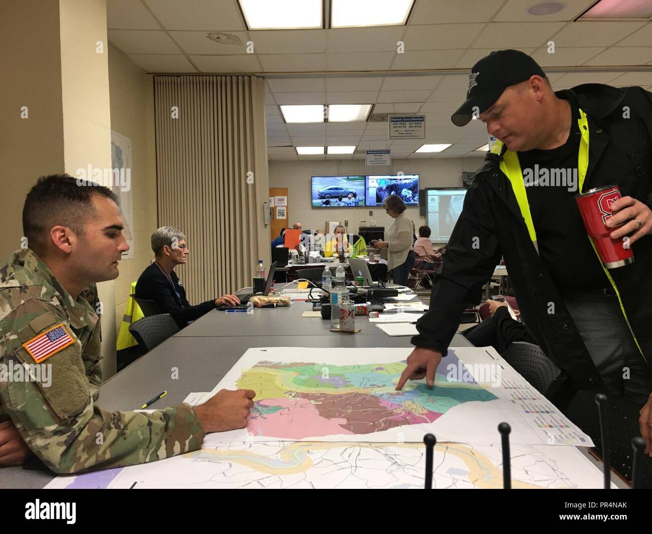 U.S. Army Staff Sgt. Cody Huffman of the North Carolina National Guard ...
