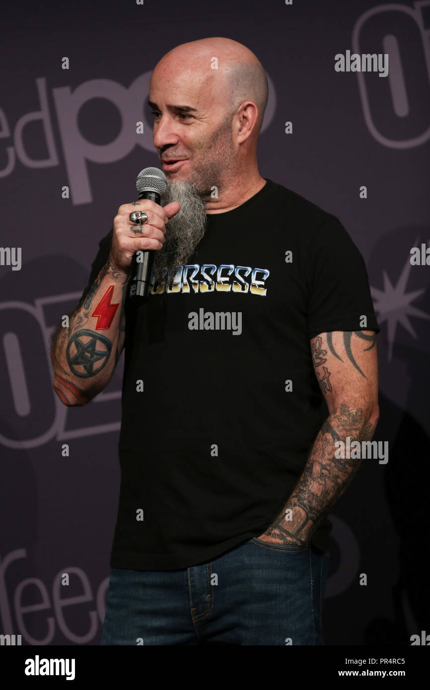 Sydney, NSW, Australia. 29th Sep, 2018. Scott Ian during his panel ...