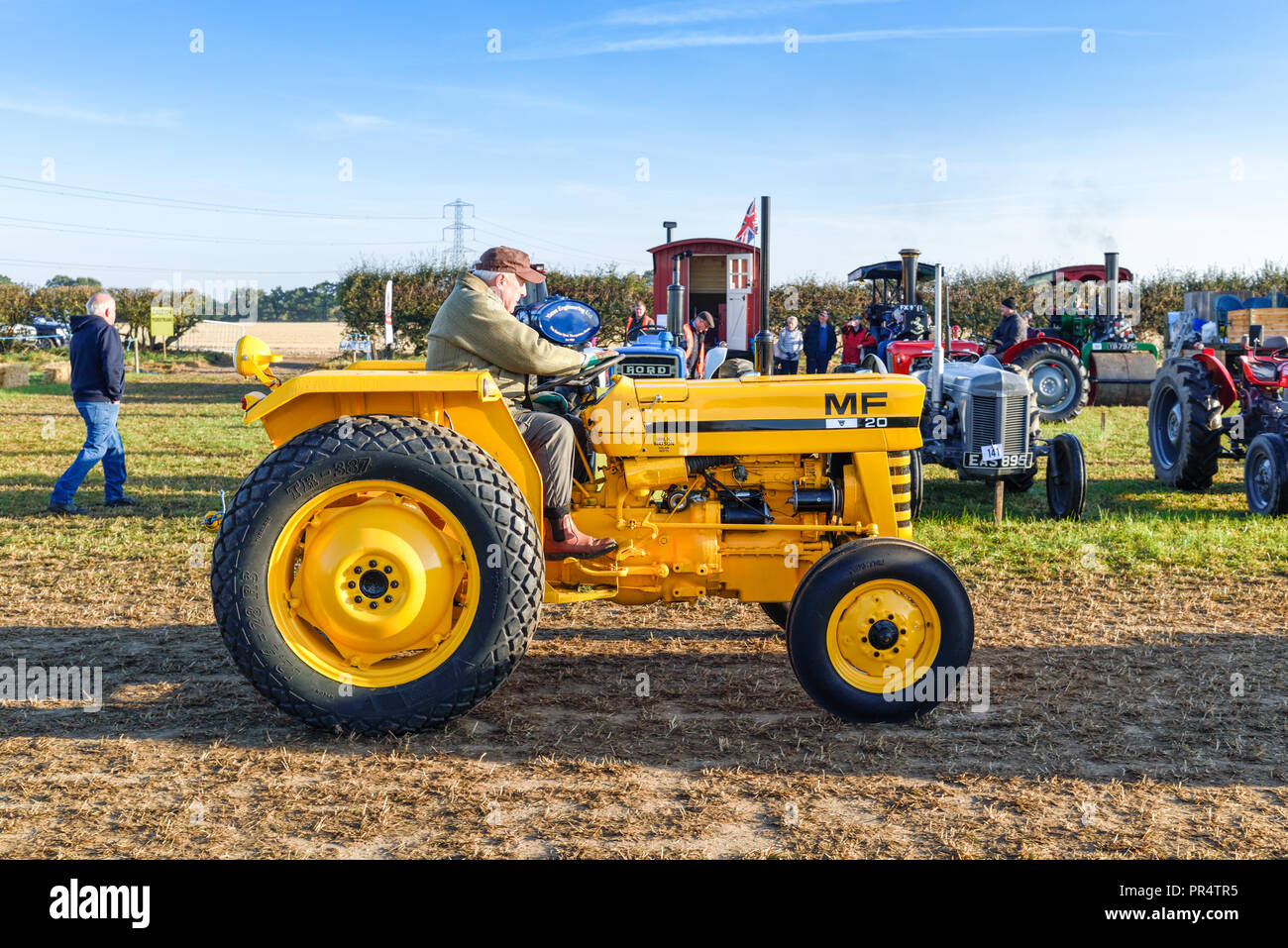 Massey ferguson yellow tractor hi-res stock photography and images - Alamy