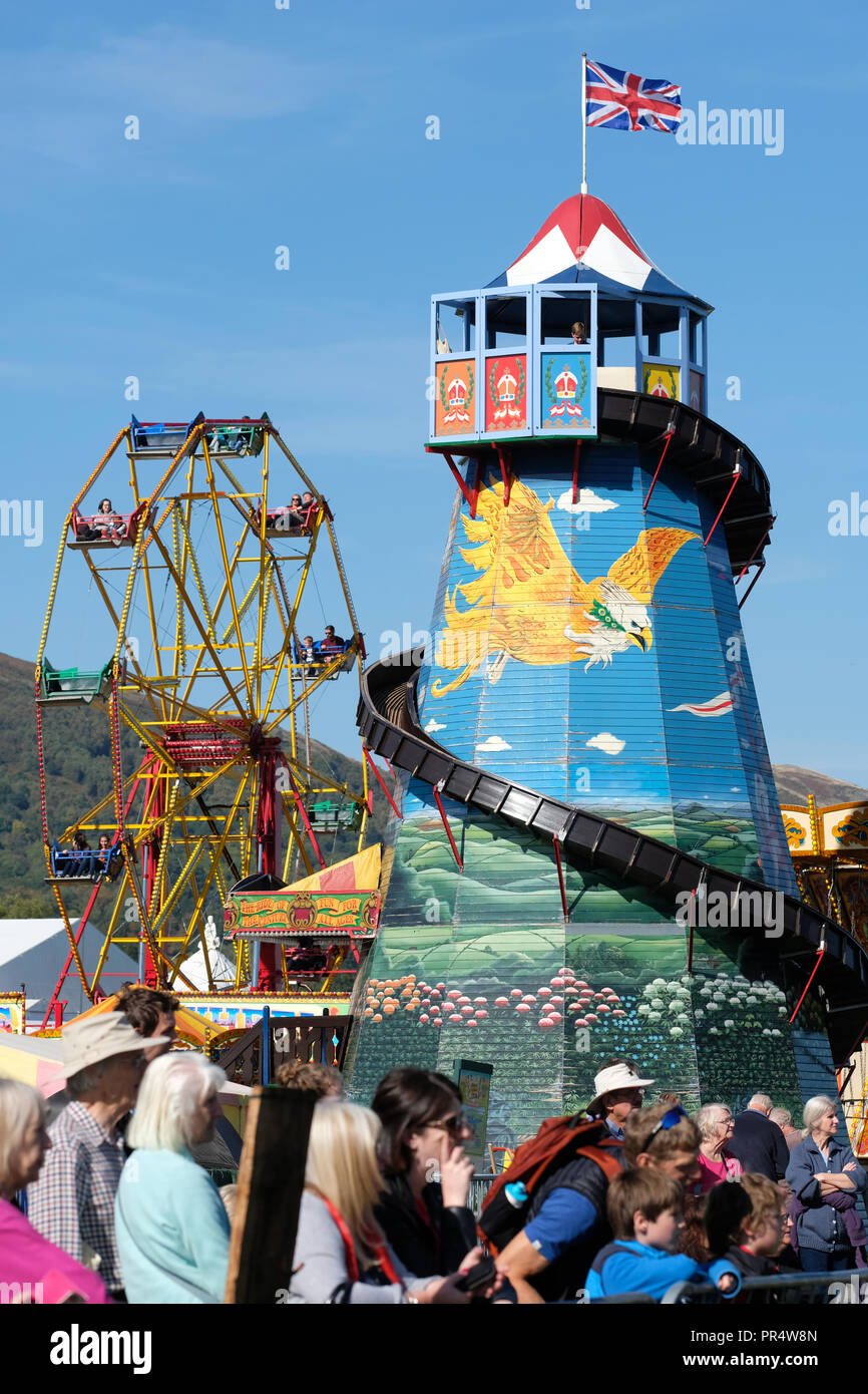 Helter skelter fun fair ride hi-res stock photography and images - Alamy
