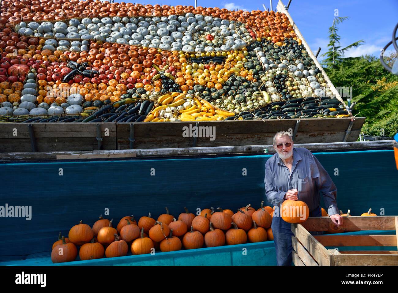 Slindon Village, West Sussex, UK. 29th September 2018. Annual Pumpkin ...